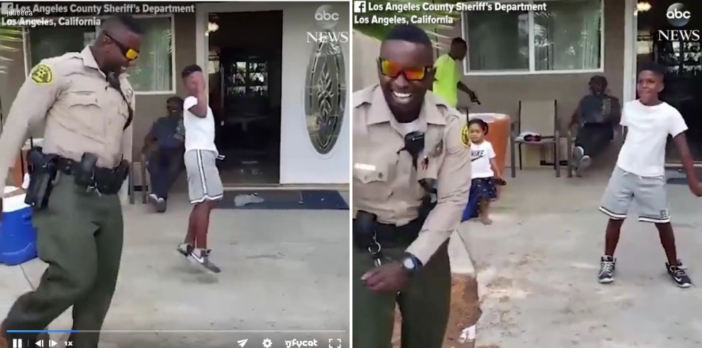 An Accidental 911 Call lead To An Amazingly Epic Dance Off Between A ...