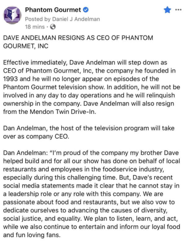 Douchebag Brother Dan Andelman Pulls A Karyn Polito And Throws His ...